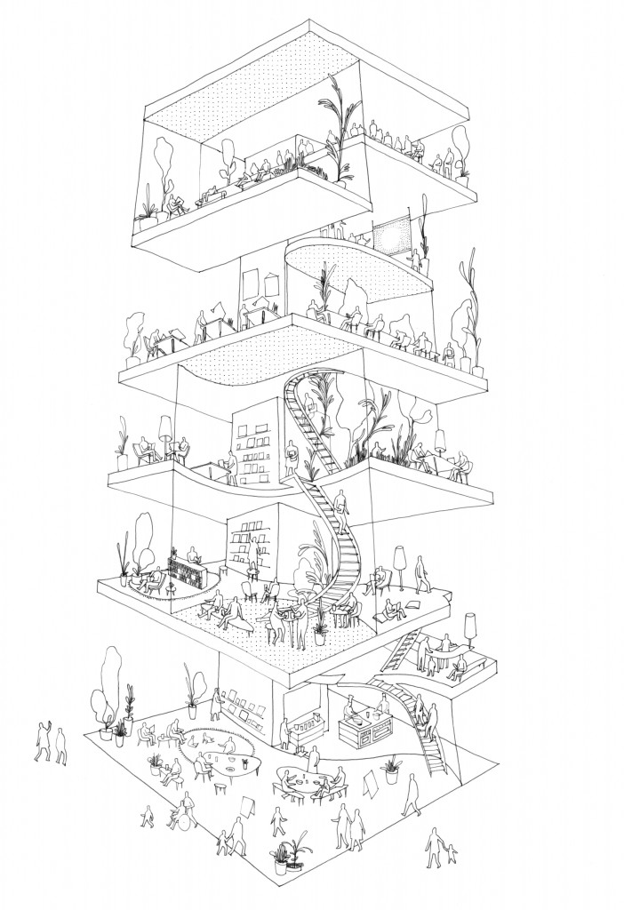 interZINE architecture: Shibaura House. By Kazuyo Sejima of SANAA