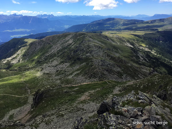 Samspitze, 2563 m und Gedrumalm, 2094 m