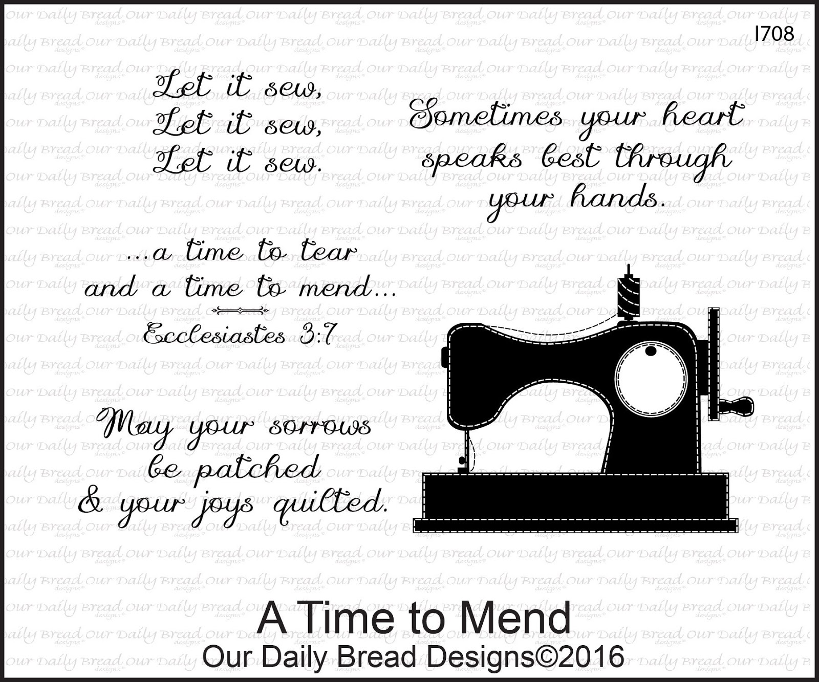 Body, Mind, Spirit, and STAMPS!: Our Daily Bread designs April New ...