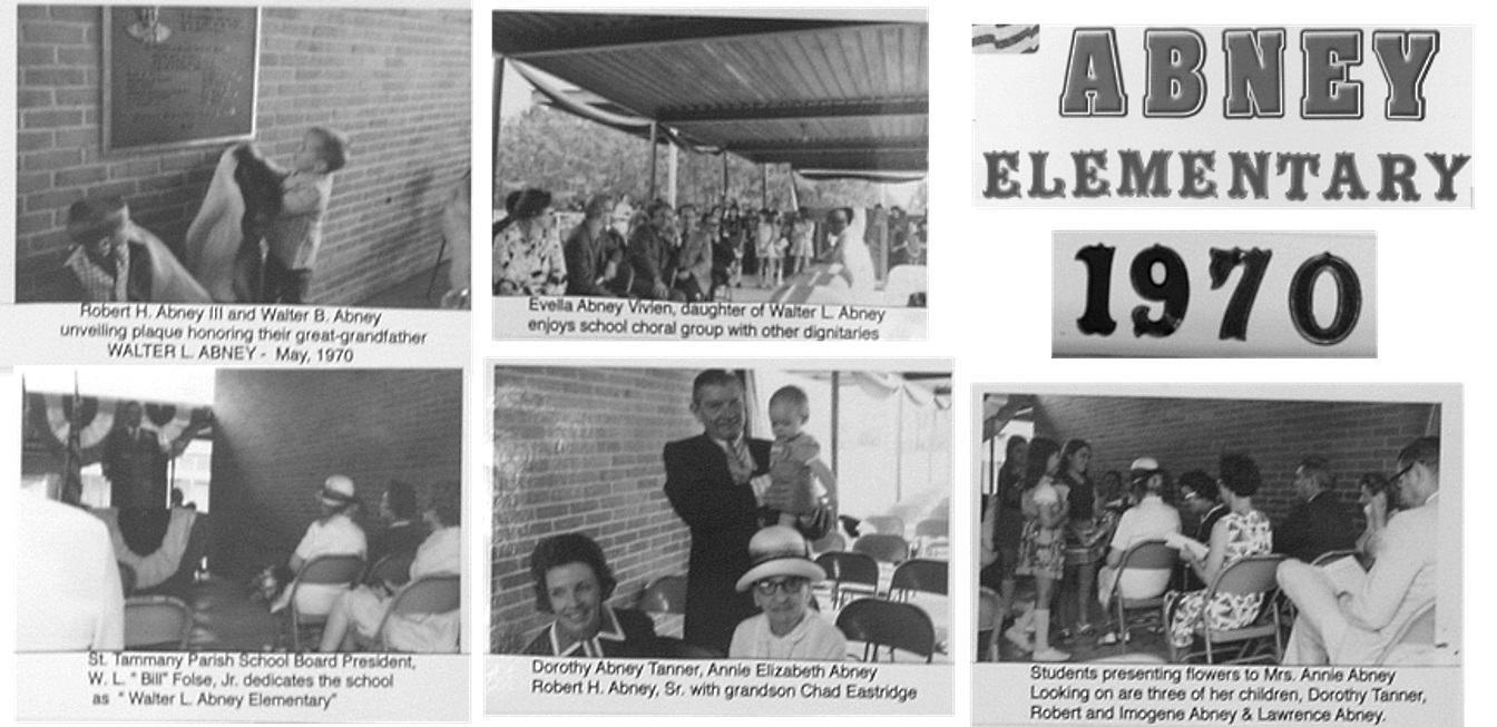 Tammany Family: Abney Elementary Namesake Remembered