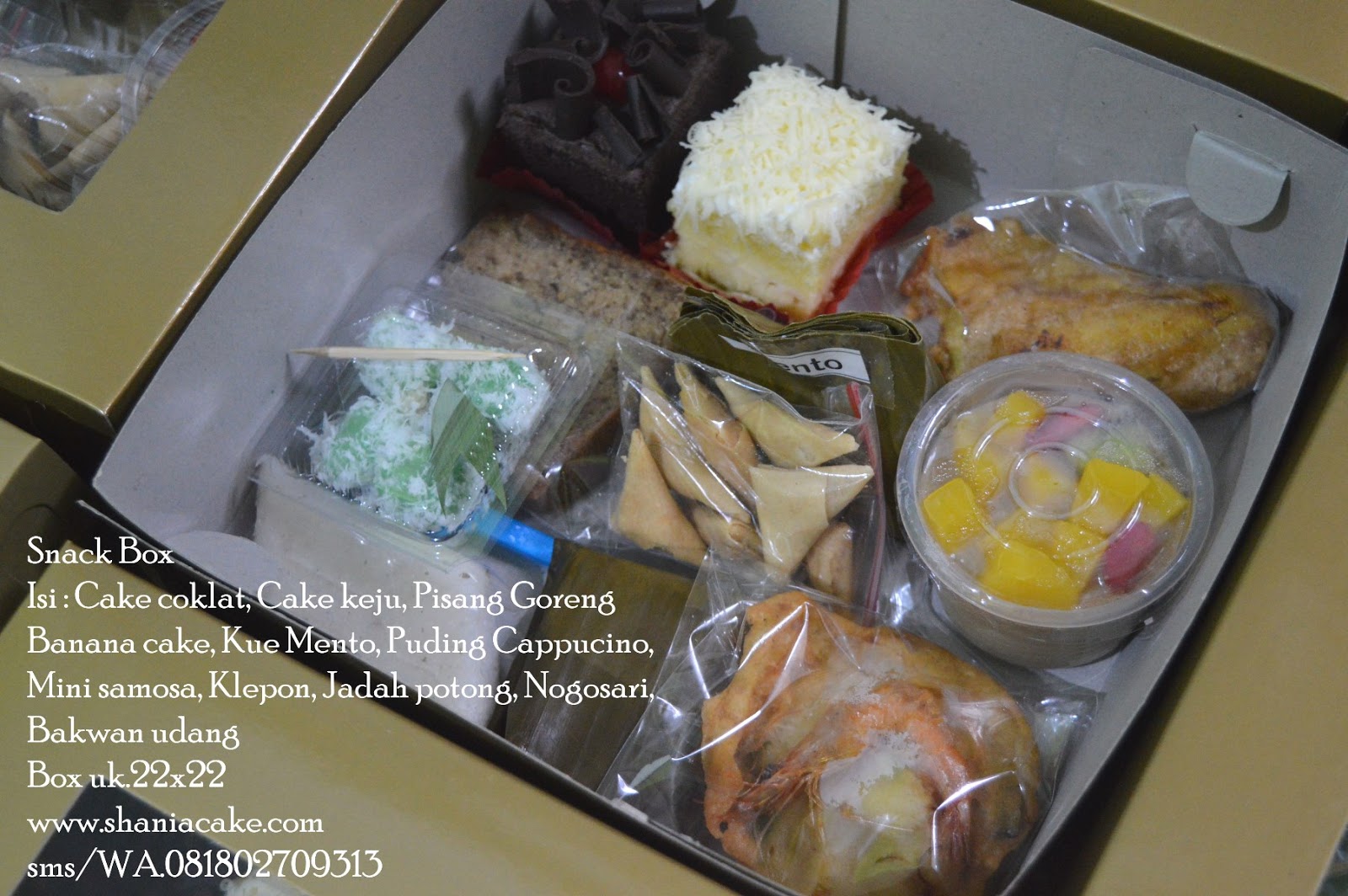 [Snack Box Jogja] Snack Box Isi 11 Kue | Home Made Cake and Cookies ...