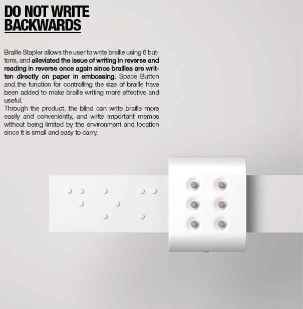 IDEASUP: Evolution of Braille products : Idea products for blind people