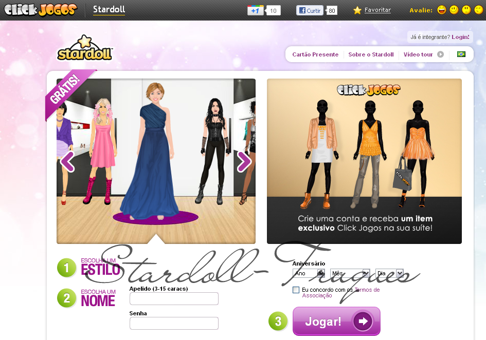 stardoll dicas ou truques: Stardoll+Click Jogos