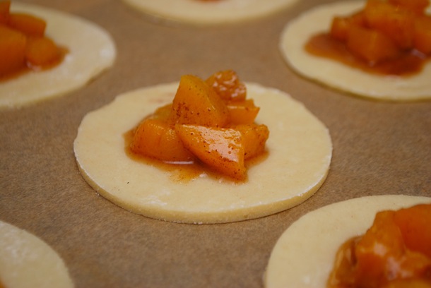 Mini Peach Pie Pockets - Always Order Dessert