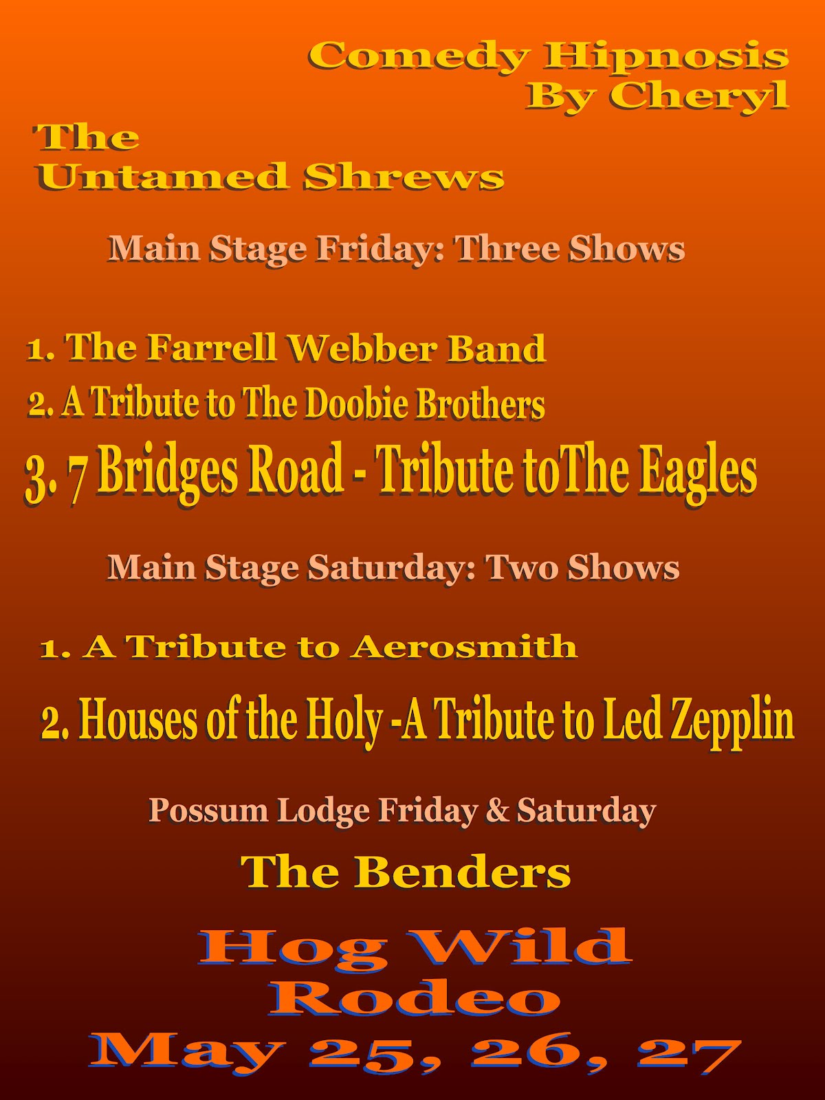 Lowrider In The Wind: Conesville Hog Wild Rodeo