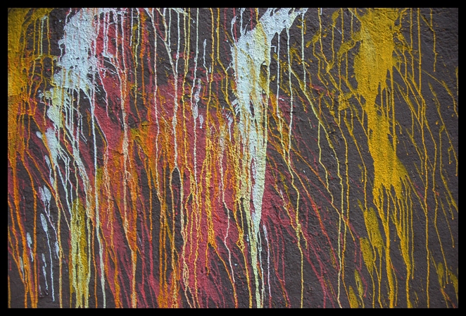 Escrito en la pared: Color a chorros