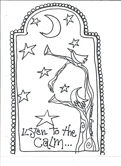 The Creative Playground: creative calm...coloring book page