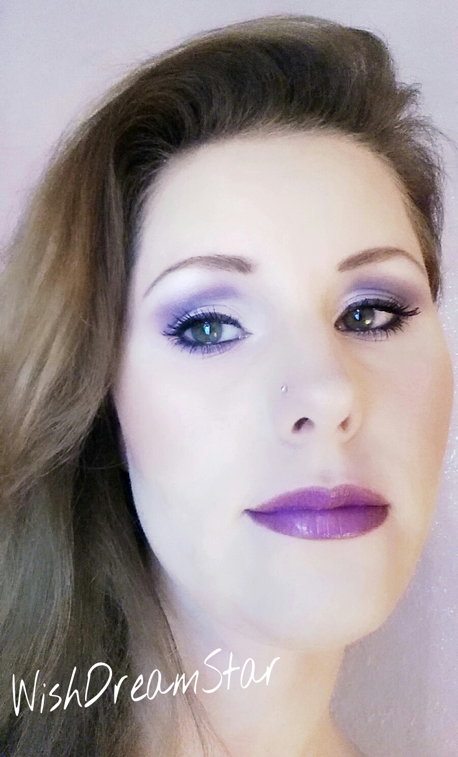 Wishdreamstar: (Makeup) Lila Augen + Lippen Makeup für grüne Augen