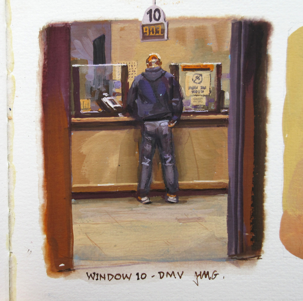 Gurney Journey: Window 10 at the DMV