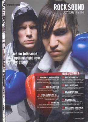 Rock Sound Magazine Contents Analysis | samnmediablog