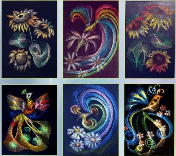 Hobbies and Technology: Izonit - the "new" technique of embroidery on paper