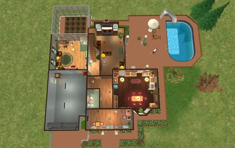 Twoflower's Sims 2 Lots: 190 Sim Lane