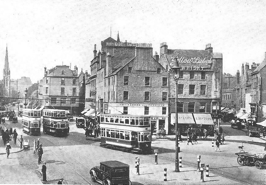 Tour Scotland: Old Photographs High Street Dundee Scotland
