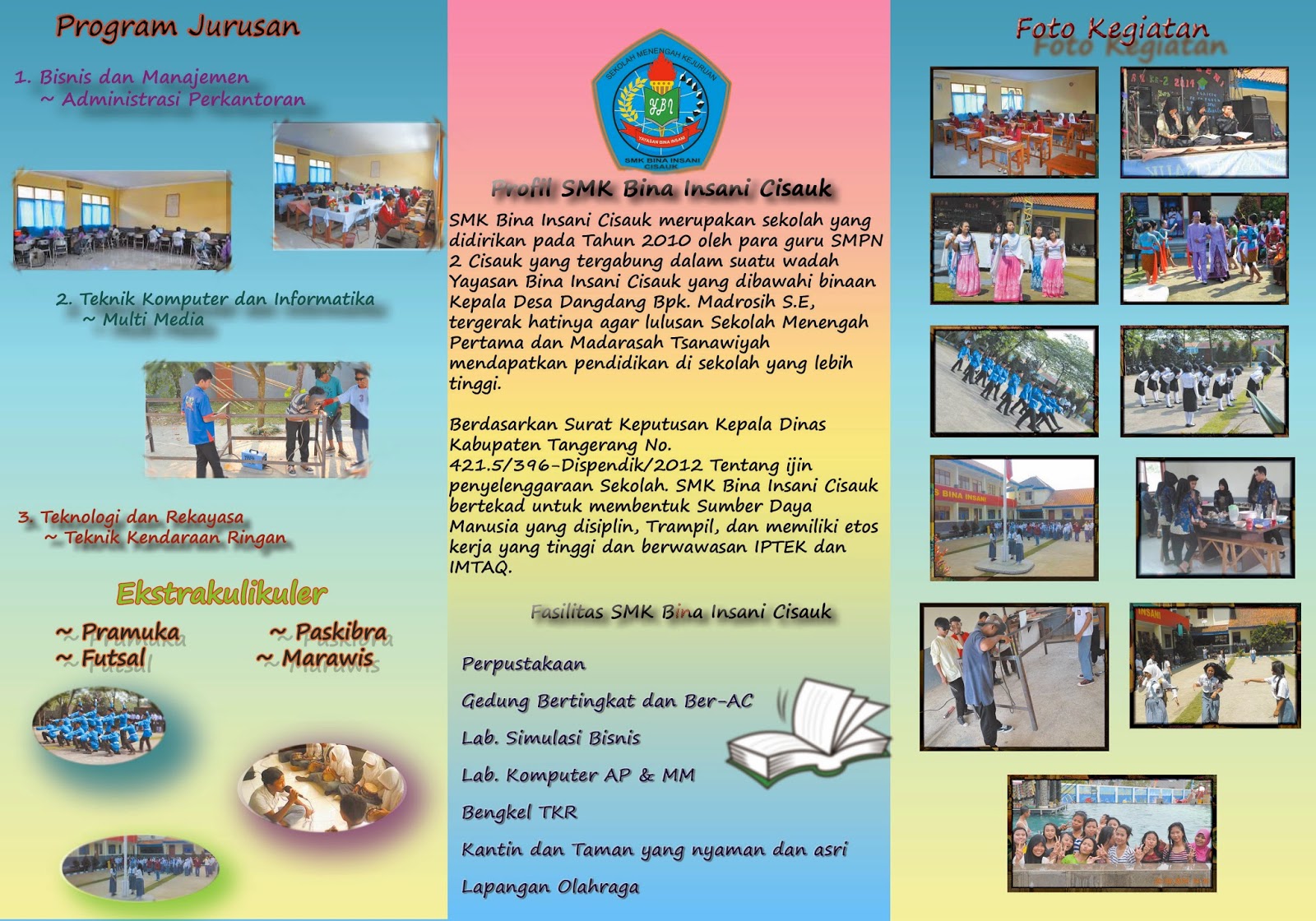 SMK Bina Insani's Blog: Brosur Penerimaan Siswa Baru Tahun Pelajaran ...