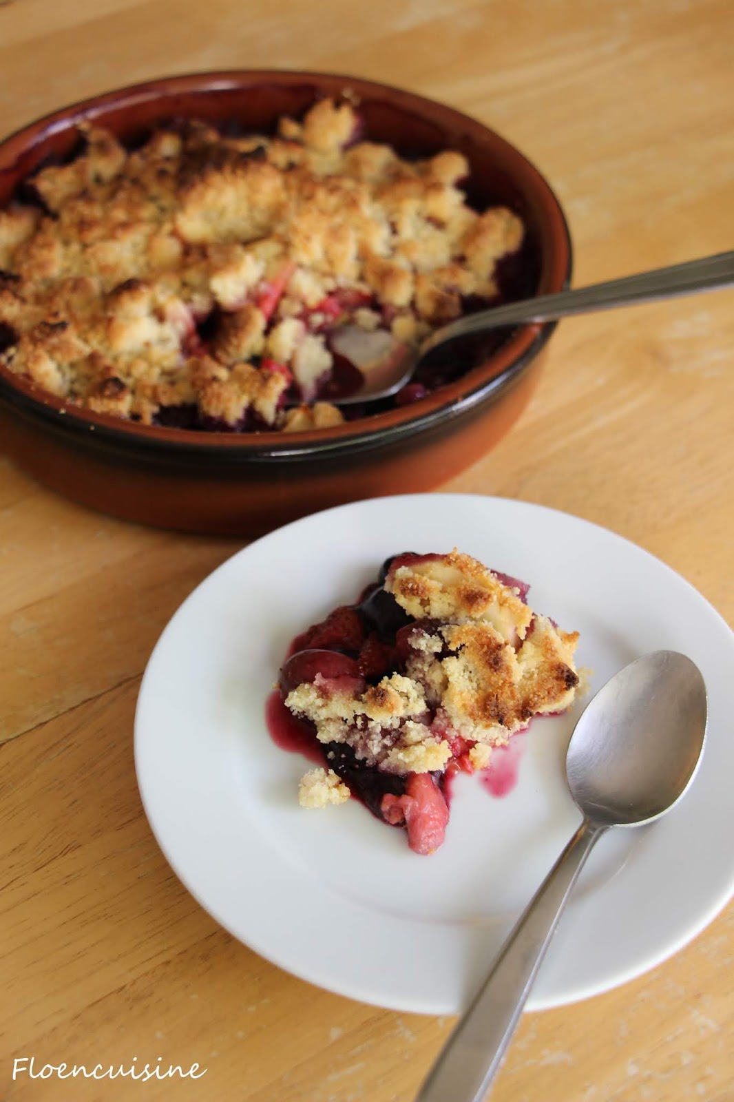 Flo en cuisine: Crumble aux fruits rouges