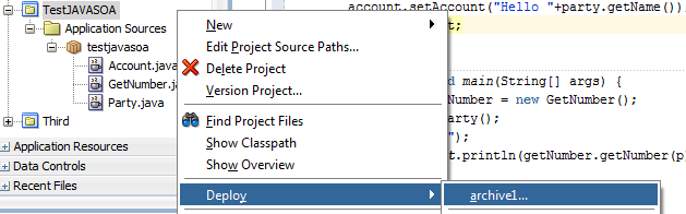 JAVA embedding in Oracle SOA 12c
