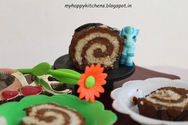 NO BAKE HEALTHY CHOCOLATE ,COCONUT SWISS ROLL