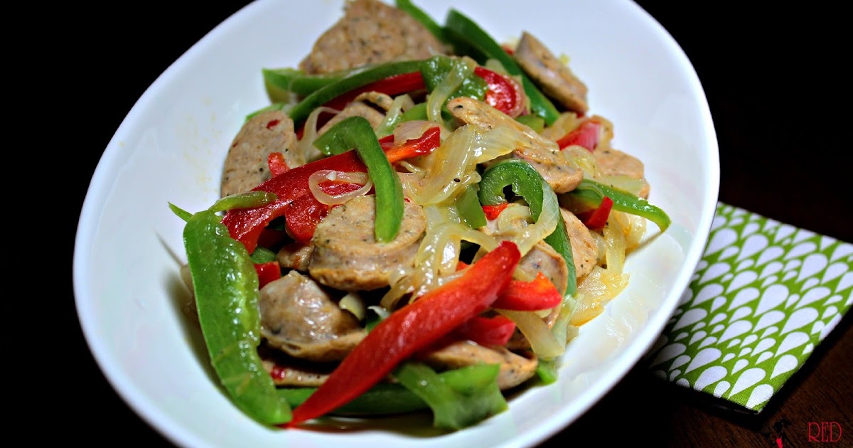 The Red Apron: Sausage, Pepper and Onions, my Farewell dish to eating ...