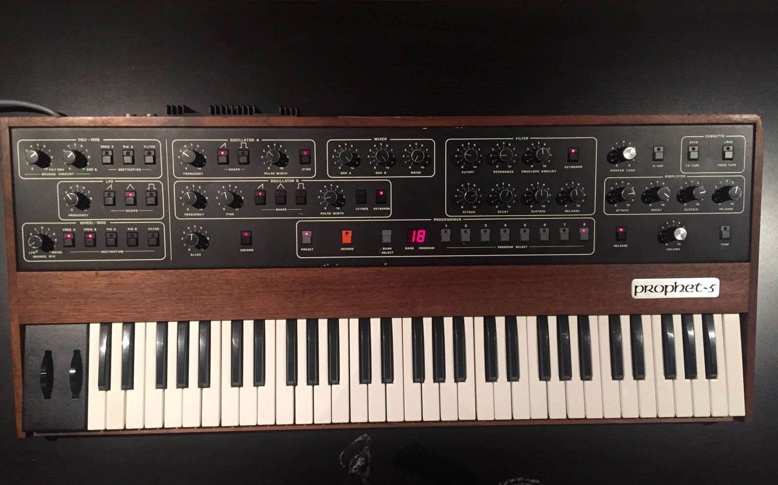 MATRIXSYNTH: Sequential Circuits Prophet 5 + Poly Sequencer SN 0326