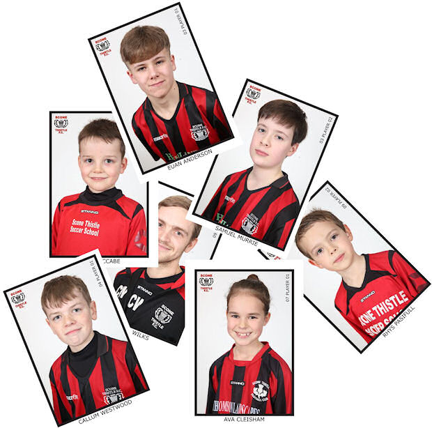 Football Cartophilic Info Exchange: W&P Stickers - Scone Thistle FC (2017)