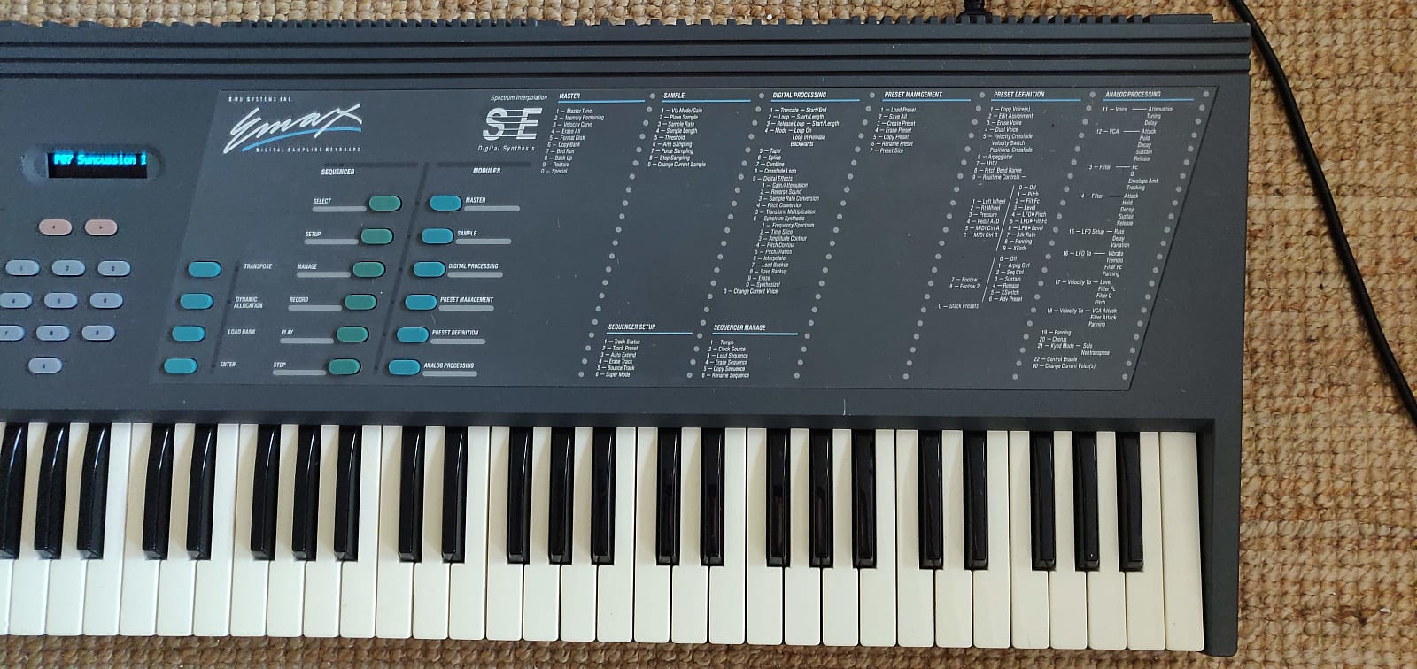 MATRIXSYNTH: E-MU Systems Emax I SN 0390213