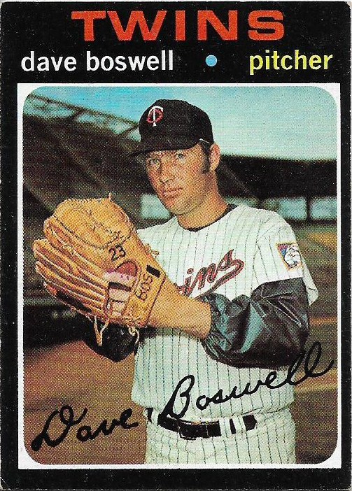 Topps 1971: no. 675 - dave boswell
