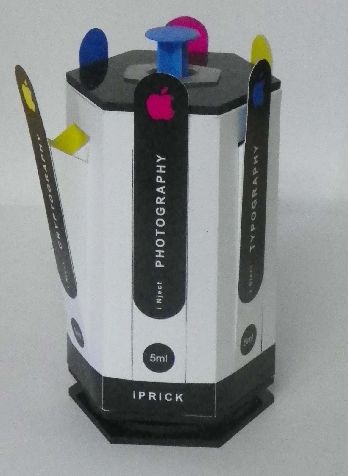 Cj's Designs: I Design ER - Packaging syringe with inspirational viles ...