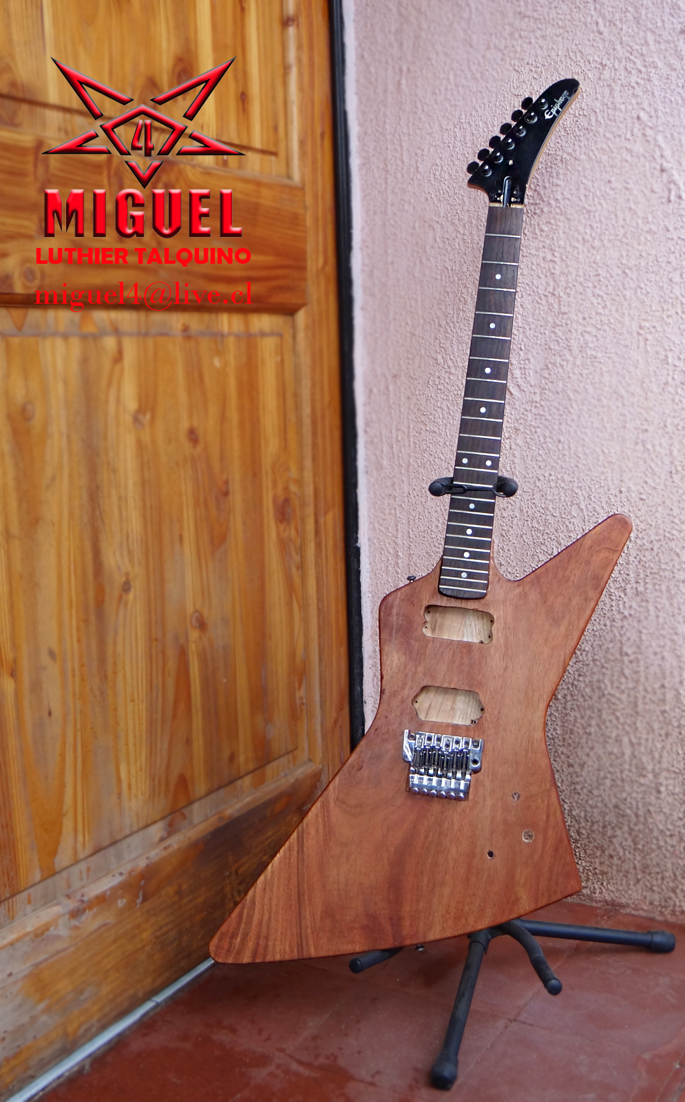 LUTHIER MIGUEL4 - TALCA: GUITARRA ELECTRICA EXPLORER. RESTAURADA Y ...