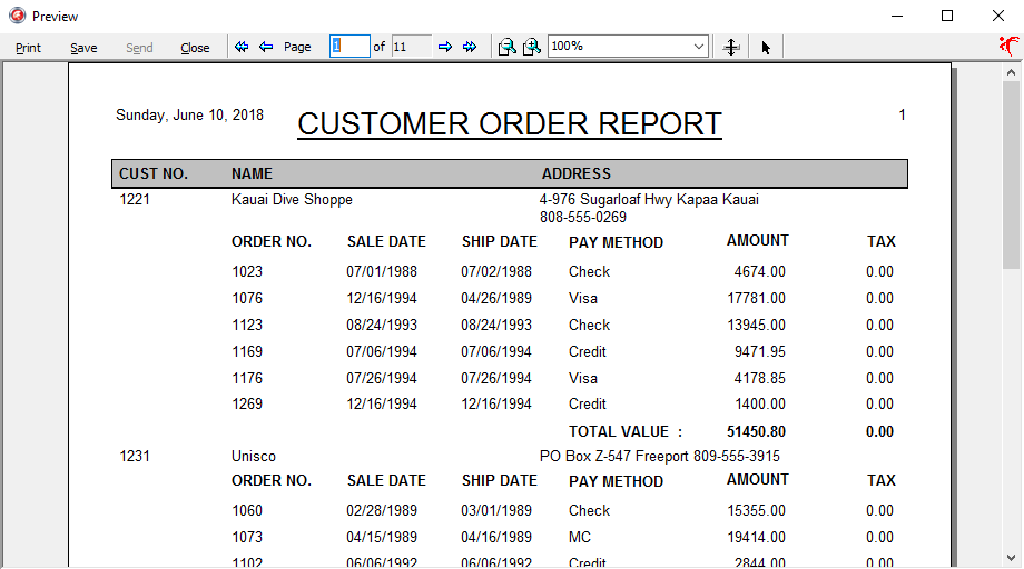 Create or Design master detail report with Fortes Report