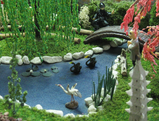 themes 43: Diorama Martial art Dojo / Zen Garden
