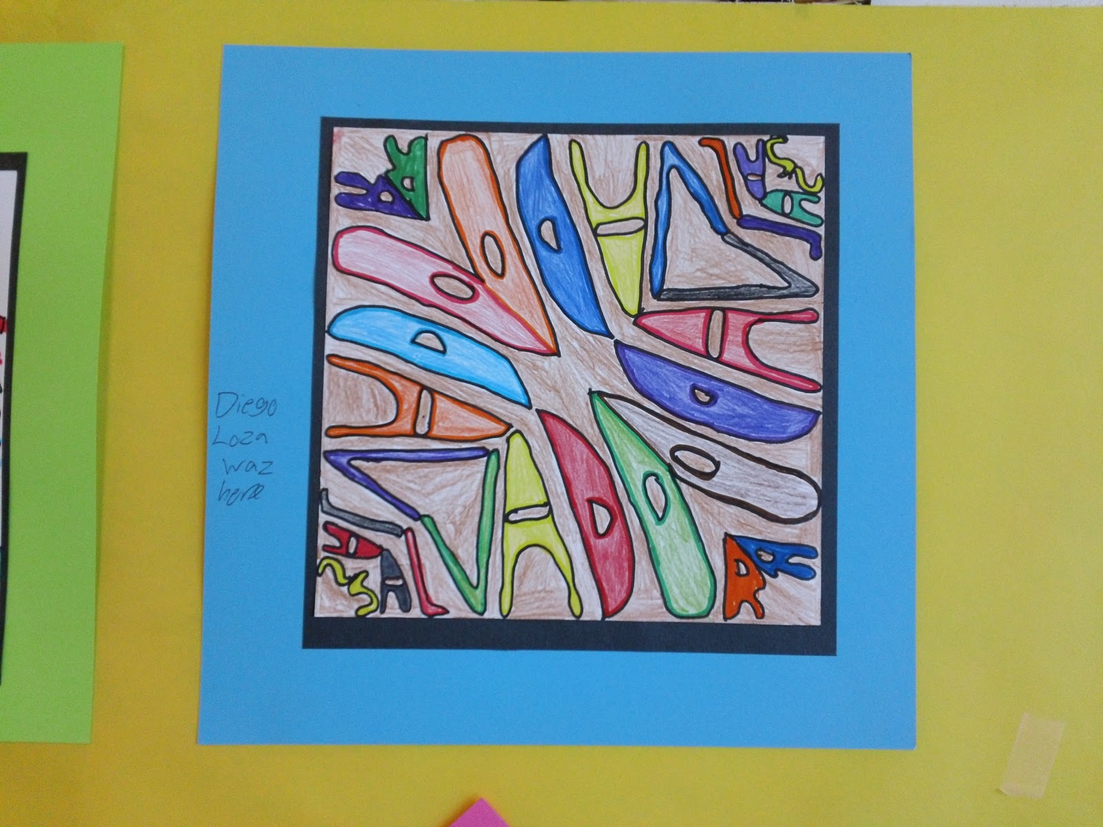 Little Hands Big Art: Mirror Names