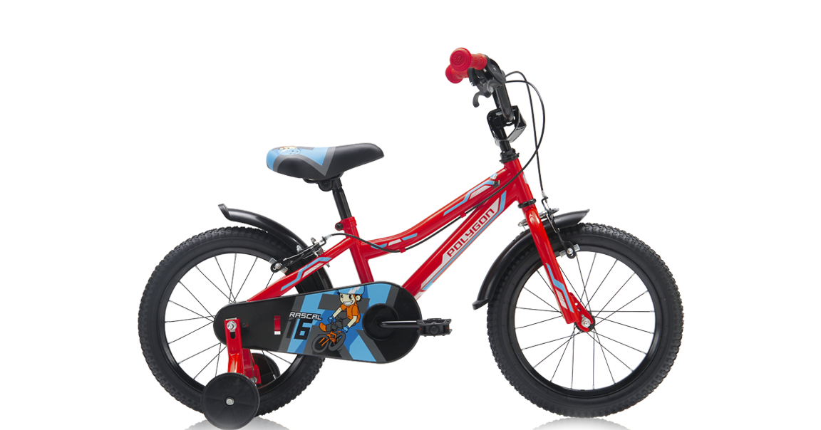 Harga dan Spesifikasi Rascal 16 Red | Polygon Roda Malaka Bikes