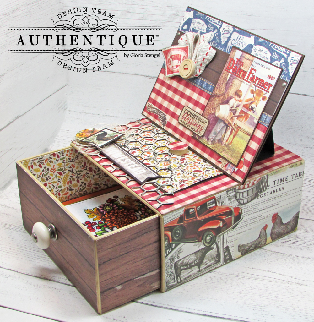 Scraps of Life: Country Style Easel Storage Box