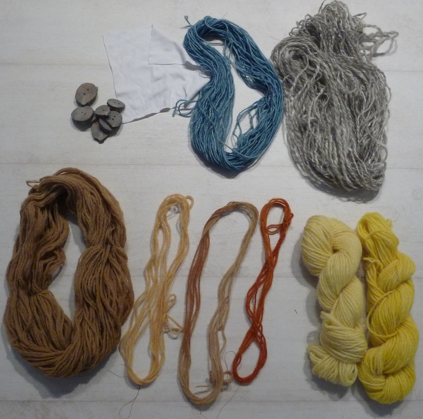 Wool - Tribulations of Hand Spinning and Herbal Dyeing: Overdyeing with ...