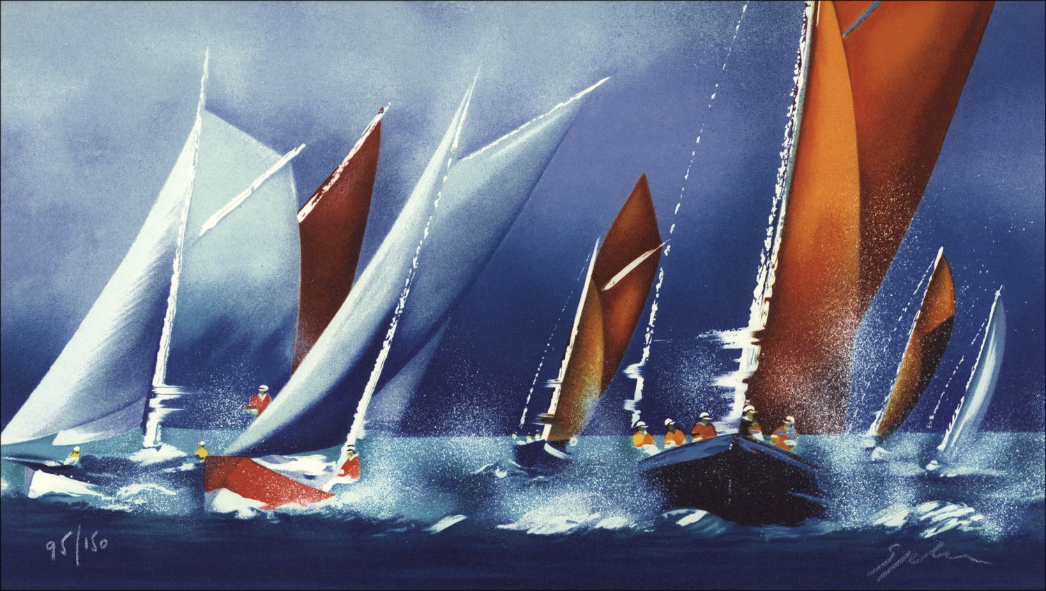 Une curiosité de qualité: Victor Spahn, peintre de l'élan sportif