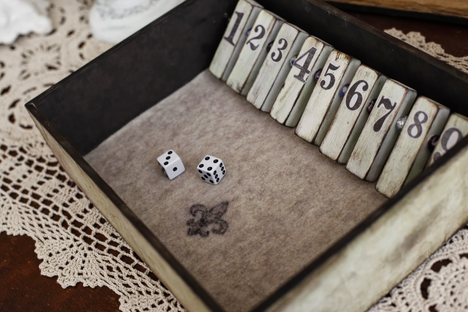 Kimberly's DIY on a budget: Shut the Box game project