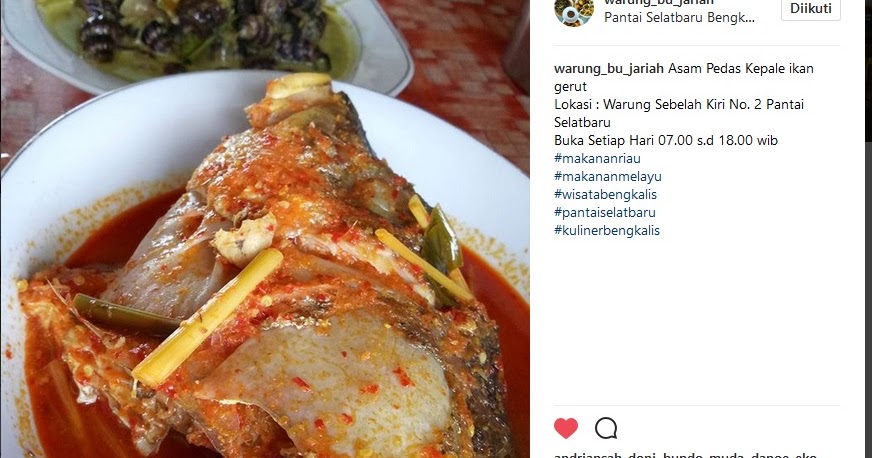 Asam Pedas Ikan Gerot
