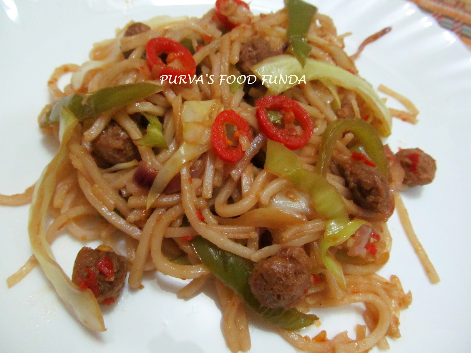 Food Funda: Malaysian Style Spicy Noodles