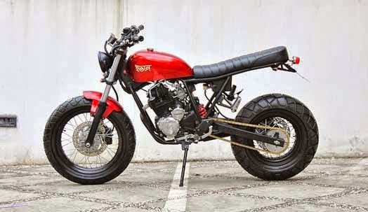 Modifikasi Yamaha Scorpio, The Red Tracker - Spesifikasi Motor