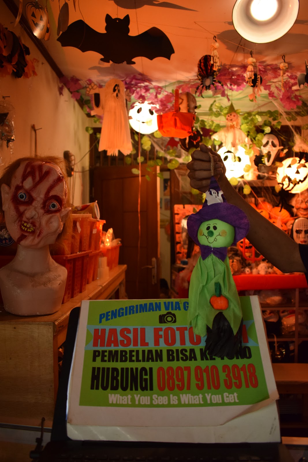 TOKO JUAL BONEKA HALLOWEEN GANTUNG MURAH JAKARTA