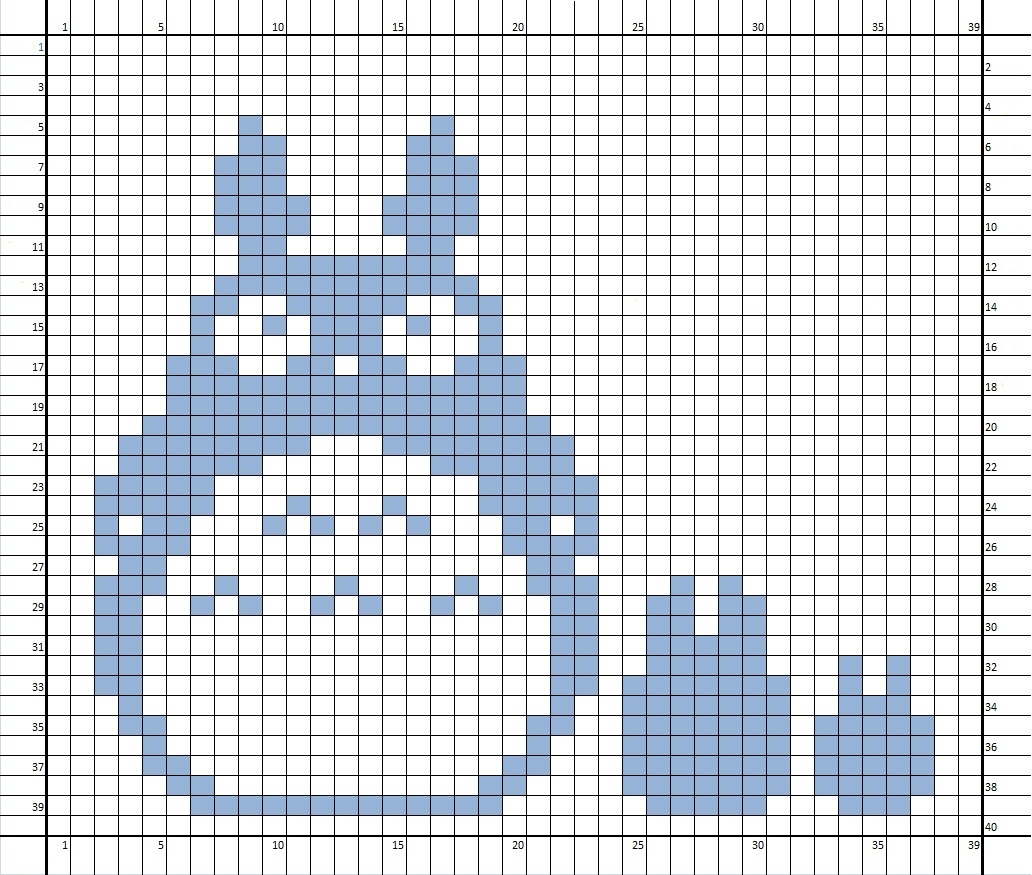 Nerdcrafts: Totoro Double-Knit Potholder