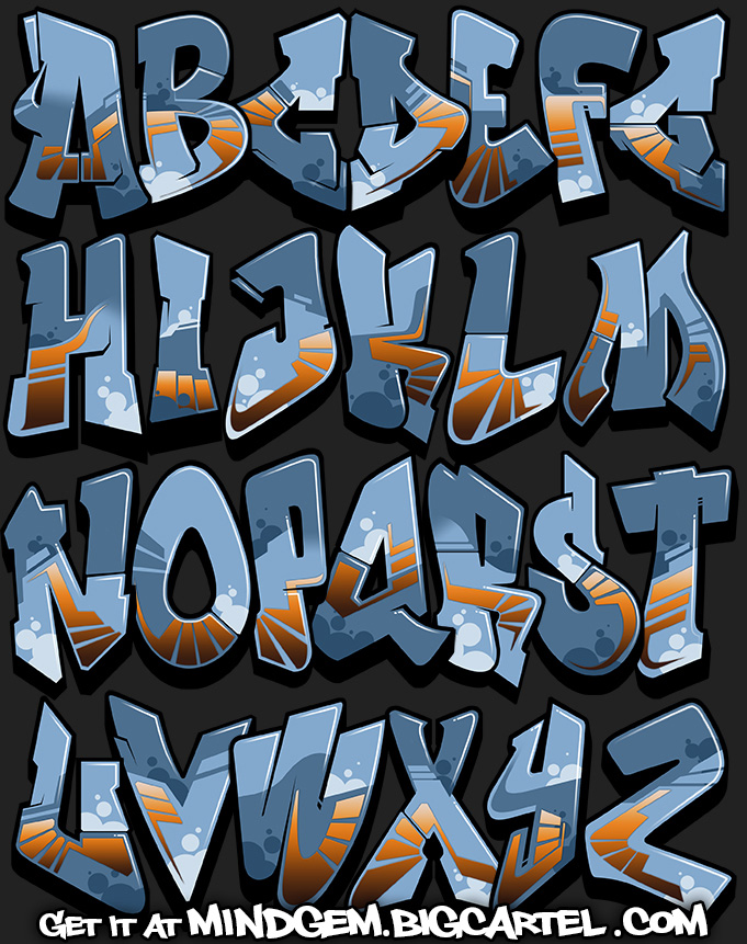 Graffiti Font - Outsourced | urban calligraphy