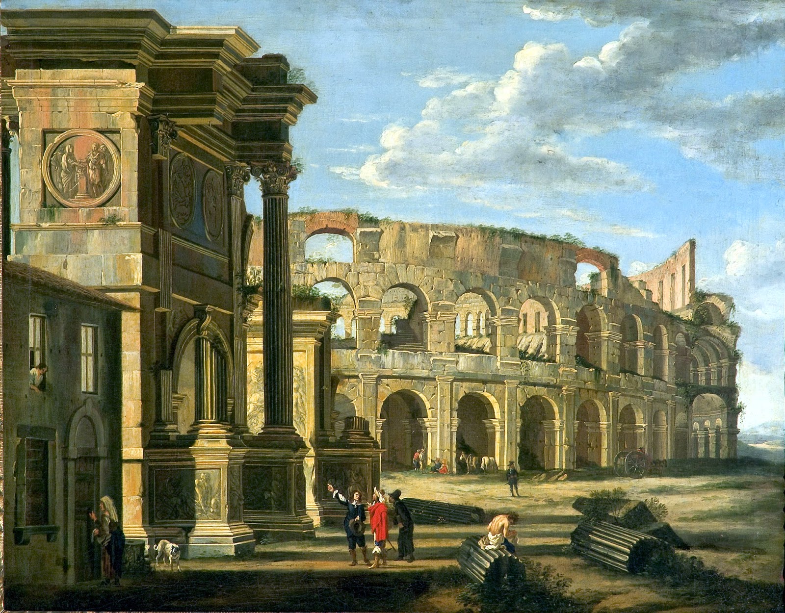 Viático de Vagamundo: Rome (17th century) by Viviano Codazzi