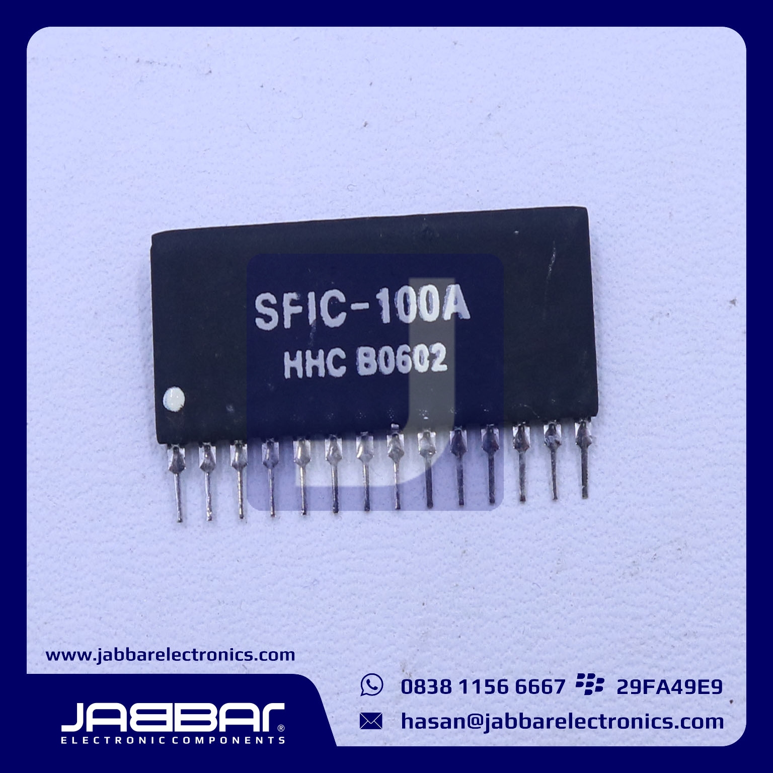 TOKO ONLINE JABBAR ELEKTRONIK: JUAL IC SFIC-100A
