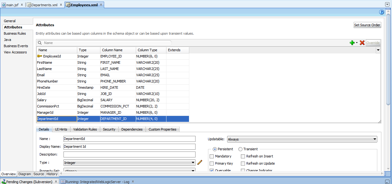 Oracle Adf 11g Spain: LOV (List Of Value) Creación de lista de valores.