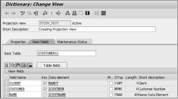 SAP ABAP Central: 1.20 SAP ABAP - Views