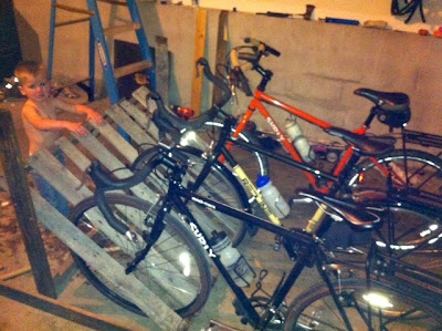 family//bike//words: Rustic Bike Rack