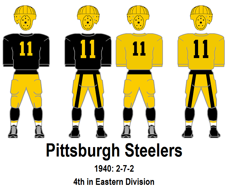 Bill's Update Blog: 1940-42 Pittsburgh Steelers