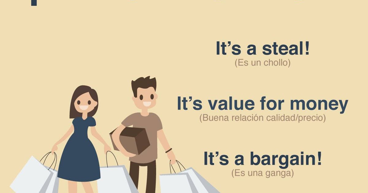 English is everywhere: Words for bargain