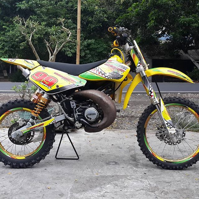 Kumpulan Gambar Motor Trail Bebek Modif 2 Tak F1ZR | Modifikasi Motor Trail